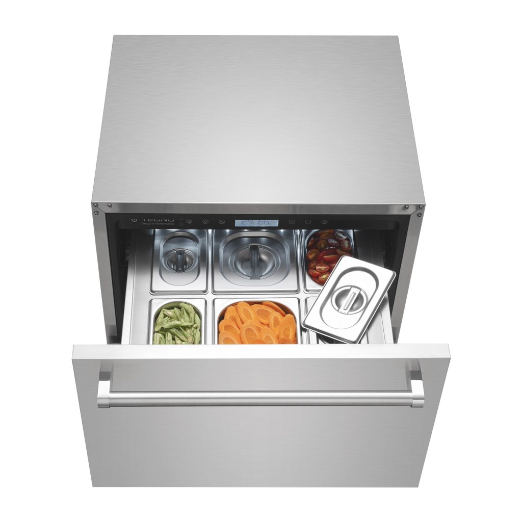 Gaveta Refrigerada TECNO Professional 135L Inox – Espaço Gourmet