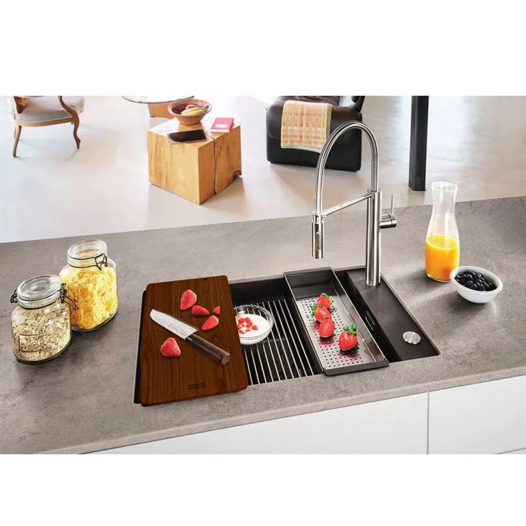 Cuba FRANKE Kubus 110-62 76cm Preta c/ Acess – Espaço Gourmet